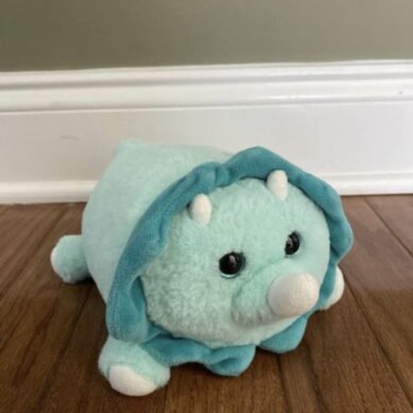 Toys | Plush Blue Dinosaur Stackable Walmart Stuffed Animal Toy | Poshmark